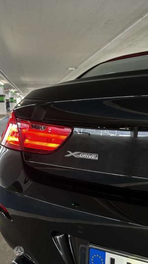 Black BMW 640 Gran Coupe 2015 in Vilnius, with an engine capacity of 2.99 L and mileage of 225 thousand km for 14200 €, photo 22 on AUTOMOTO.COM.LV