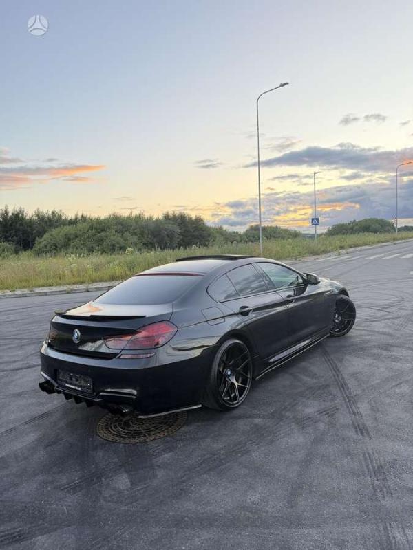Melns BMW 640 Gran Coupe 2017 Viļņa, ar dzinēja tilpumu 3.00 L un nobraukumu 200 tūkst. km par 19600 €, foto 6 vietnē AUTOMOTO.COM.LV