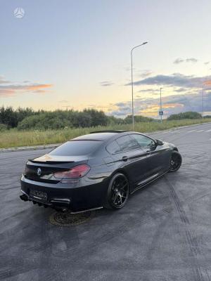 Black BMW 640 Gran Coupe 2017 in Vilnius, with an engine capacity of 3.00 L and mileage of 200 thousand km for 19600 €, photo 7 on AUTOMOTO.COM.LV