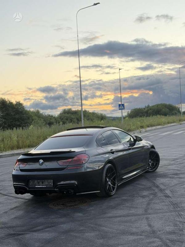Melns BMW 640 Gran Coupe 2017 Viļņa, ar dzinēja tilpumu 3.00 L un nobraukumu 200 tūkst. km par 19600 €, foto 8 vietnē AUTOMOTO.COM.LV