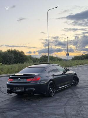 Black BMW 640 Gran Coupe 2017 in Vilnius, with an engine capacity of 3.00 L and mileage of 200 thousand km for 19600 €, photo 12 on AUTOMOTO.COM.LV