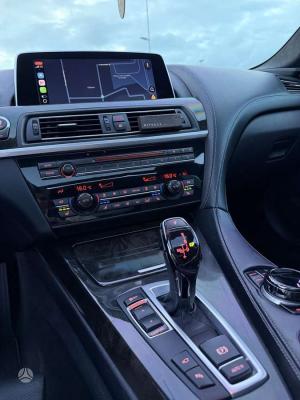 Black BMW 640 Gran Coupe 2017 in Vilnius, with an engine capacity of 3.00 L and mileage of 200 thousand km for 19600 €, photo 16 on AUTOMOTO.COM.LV