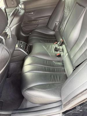 Black BMW 640 Gran Coupe 2017 in Vilnius, with an engine capacity of 3.00 L and mileage of 200 thousand km for 19600 €, photo 24 on AUTOMOTO.COM.LV