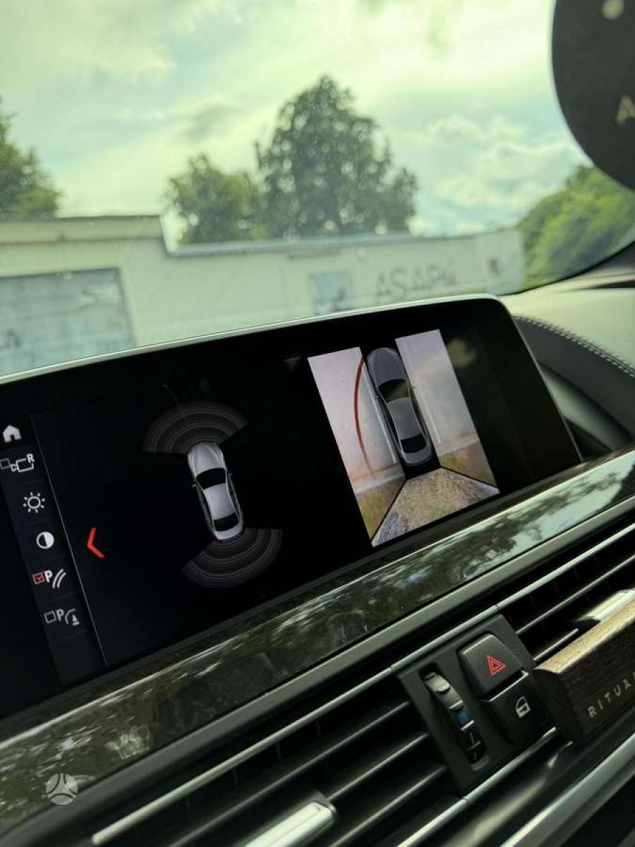 Black BMW 640 Gran Coupe 2017 in Vilnius, with an engine capacity of 3.00 L and mileage of 200 thousand km for 19600 €, photo 36 on AUTOMOTO.COM.LV