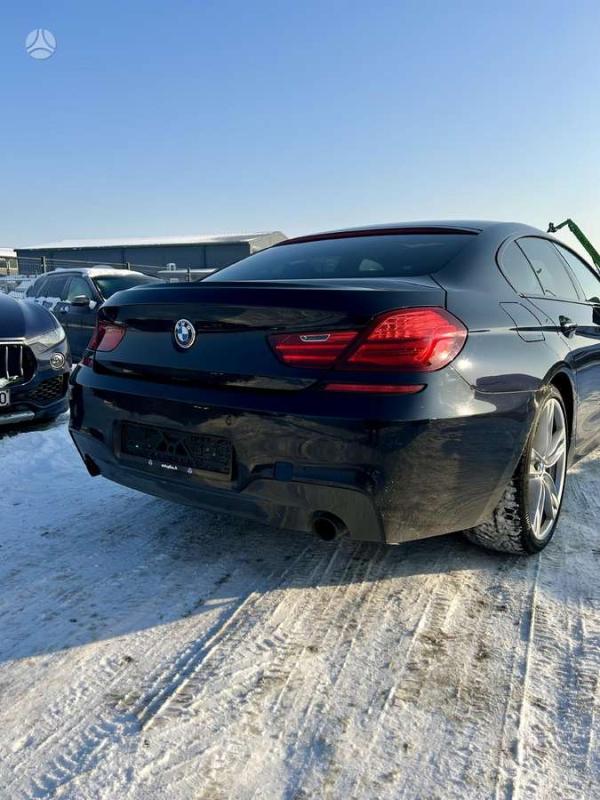 Blue BMW 640 Gran Coupe 2013 in Kaunas, with an engine capacity of 2.99 L and mileage of 323 thousand km for 14999 €, photo 6 on AUTOMOTO.COM.LV