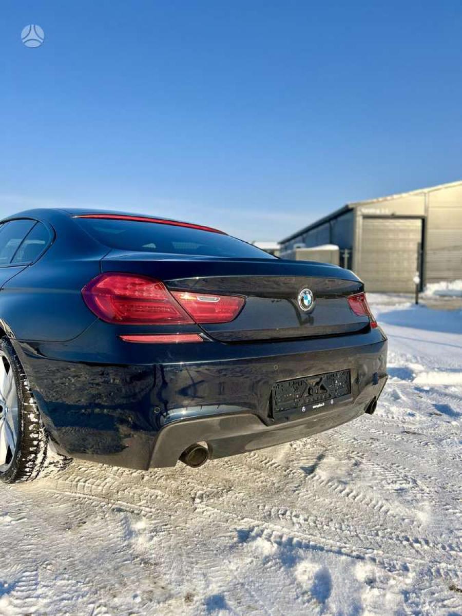 Zils BMW 640 Gran Coupe 2013 Kauņa, ar dzinēja tilpumu 2.99 L un nobraukumu 323 tūkst. km par 14999 €, foto 8 vietnē AUTOMOTO.COM.LV