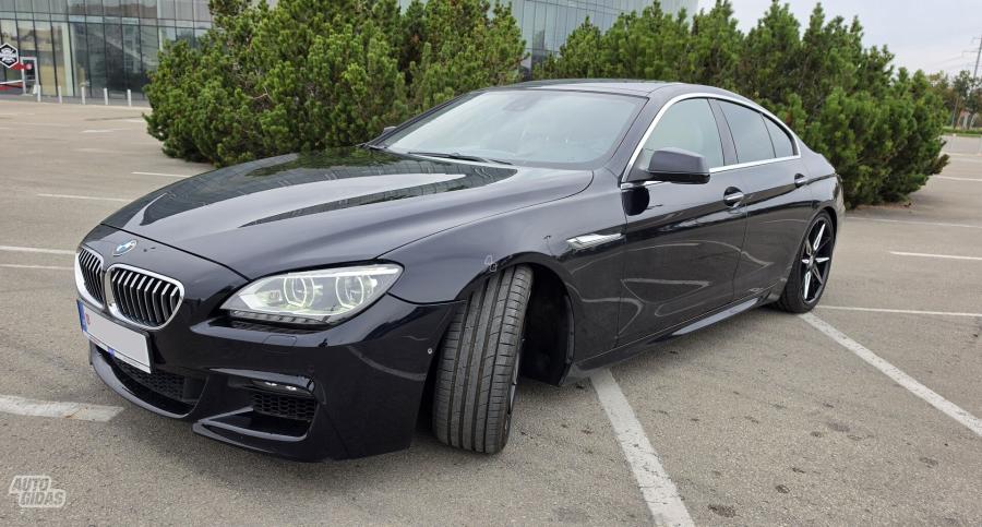 Blue BMW 640 Gran Coupe 2013 in Siauliai, with an engine capacity of 3.00 L and mileage of 187 thousand km for 14999 €, photo 4 on AUTOMOTO.COM.LV