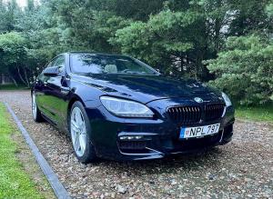 Zils BMW 640 Gran Coupe 2015 Gargždai, ar dzinēja tilpumu 2.98 L un nobraukumu 135 tūkst. km par 18200 €, foto  vietnē AUTOMOTO.COM.LV