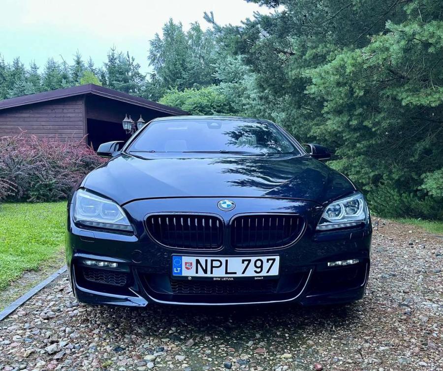 Zils BMW 640 Gran Coupe 2015 Gargždai, ar dzinēja tilpumu 2.98 L un nobraukumu 135 tūkst. km par 18200 €, foto 3 vietnē AUTOMOTO.COM.LV