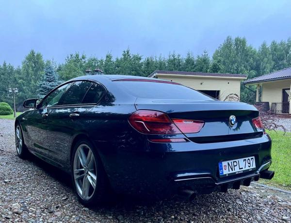 Zils BMW 640 Gran Coupe 2015 Gargždai, ar dzinēja tilpumu 2.98 L un nobraukumu 135 tūkst. km par 18200 €, foto 7 vietnē AUTOMOTO.COM.LV