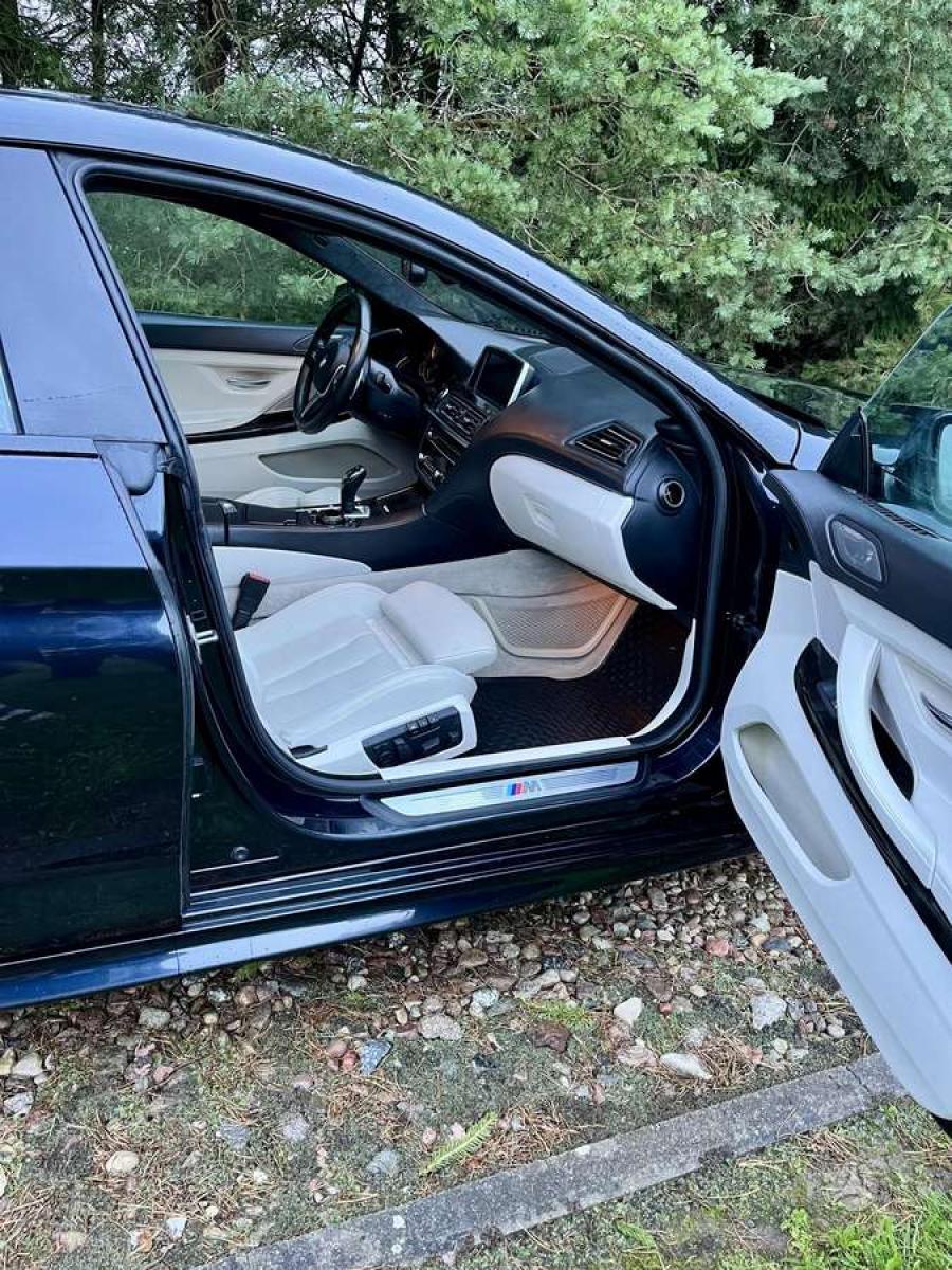 Zils BMW 640 Gran Coupe 2015 Gargždai, ar dzinēja tilpumu 2.98 L un nobraukumu 135 tūkst. km par 18200 €, foto 13 vietnē AUTOMOTO.COM.LV