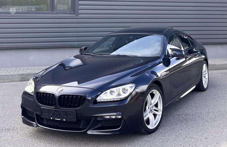 Синий БМВ 640 Gran Coupe 2013 в Каунас, объемом двигателя 3.00 л и пробегом 314 тыс. км за 14299 €, фото 1 на AUTOMOTO.COM.LV