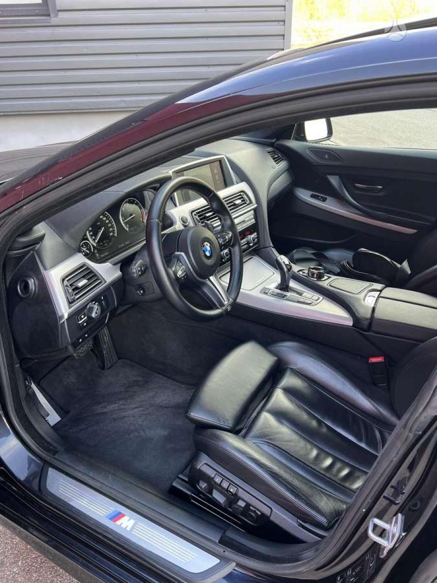 Синий БМВ 640 Gran Coupe 2013 в Каунас, объемом двигателя 3.00 л и пробегом 314 тыс. км за 14299 €, фото 6 на AUTOMOTO.COM.LV