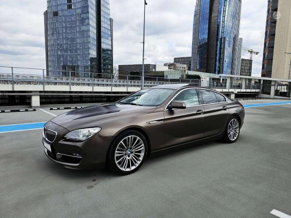 Коричневый БМВ 640 Gran Coupe 2012 в Вильнюс, объемом двигателя 3.00 л и пробегом 188 тыс. км за 16500 €, фото 3 на AUTOMOTO.COM.LV