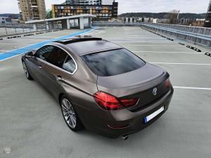 Brown BMW 640 Gran Coupe 2012 in Vilnius, with an engine capacity of 3.00 L and mileage of 188 thousand km for 16500 €, photo 5 on AUTOMOTO.COM.LV