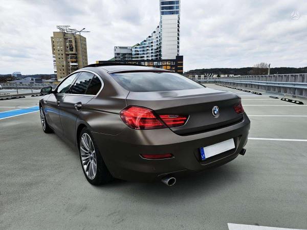 Коричневый БМВ 640 Gran Coupe 2012 в Вильнюс, объемом двигателя 3.00 л и пробегом 188 тыс. км за 16500 €, фото 6 на AUTOMOTO.COM.LV