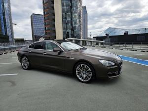 Brown BMW 640 Gran Coupe 2012 in Vilnius, with an engine capacity of 3.00 L and mileage of 188 thousand km for 16500 €, photo 10 on AUTOMOTO.COM.LV
