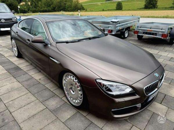 Brown BMW 640 Gran Coupe 2012 in Klaipeda, with an engine capacity of 2.99 L and mileage of 114 thousand km for 10900 €, photo 1 on AUTOMOTO.COM.LV