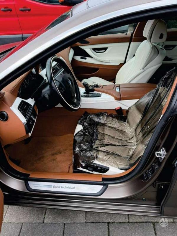 Brown BMW 640 Gran Coupe 2012 in Klaipeda, with an engine capacity of 2.99 L and mileage of 114 thousand km for 10900 €, photo 3 on AUTOMOTO.COM.LV