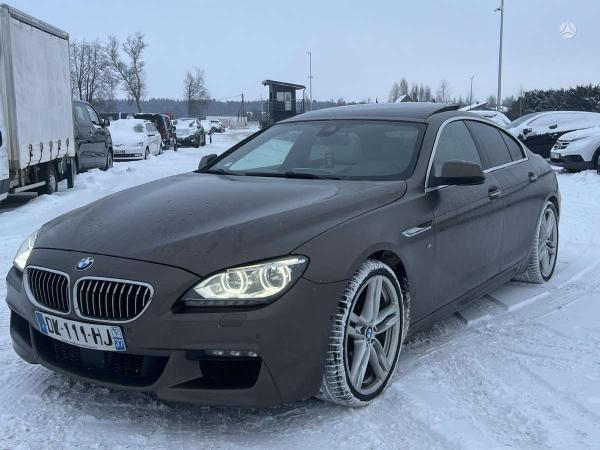 Brown BMW 640 Gran Coupe 2014 in Silale, with an engine capacity of 2.99 L and mileage of 240 thousand km for 13999 €, photo 1 on AUTOMOTO.COM.LV