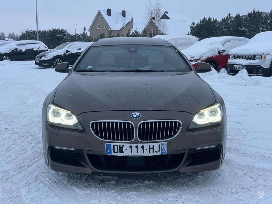 Brown BMW 640 Gran Coupe 2014 in Silale, with an engine capacity of 2.99 L and mileage of 240 thousand km for 13999 €, photo 3 on AUTOMOTO.COM.LV