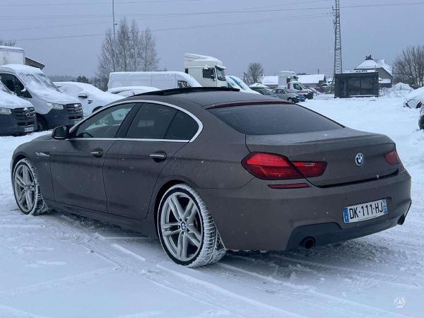 Brown BMW 640 Gran Coupe 2014 in Silale, with an engine capacity of 2.99 L and mileage of 240 thousand km for 13999 €, photo 9 on AUTOMOTO.COM.LV