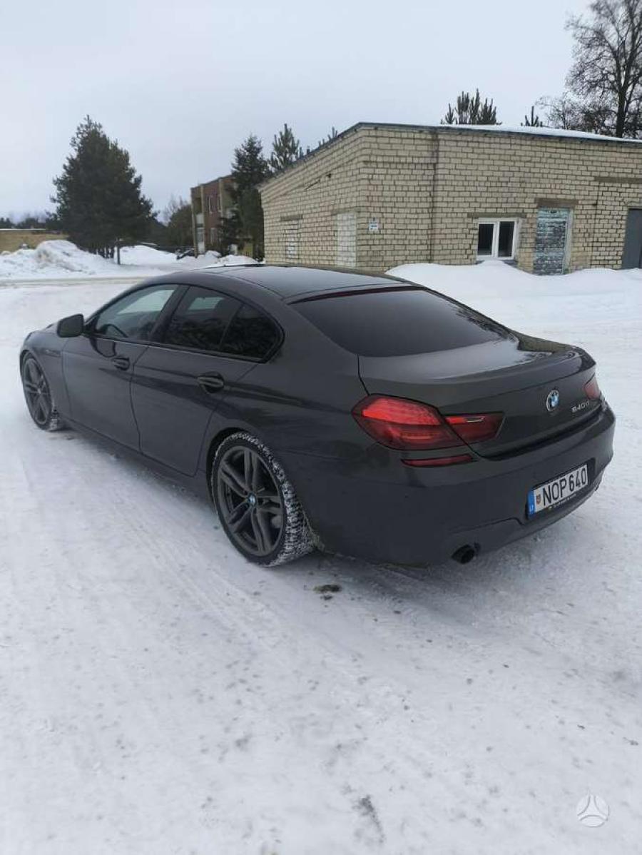 Brūns BMW 640 Gran Coupe 2014 Radviliškis, ar dzinēja tilpumu 2.99 L un nobraukumu 286 tūkst. km par 17999 €, foto 4 vietnē AUTOMOTO.COM.LV