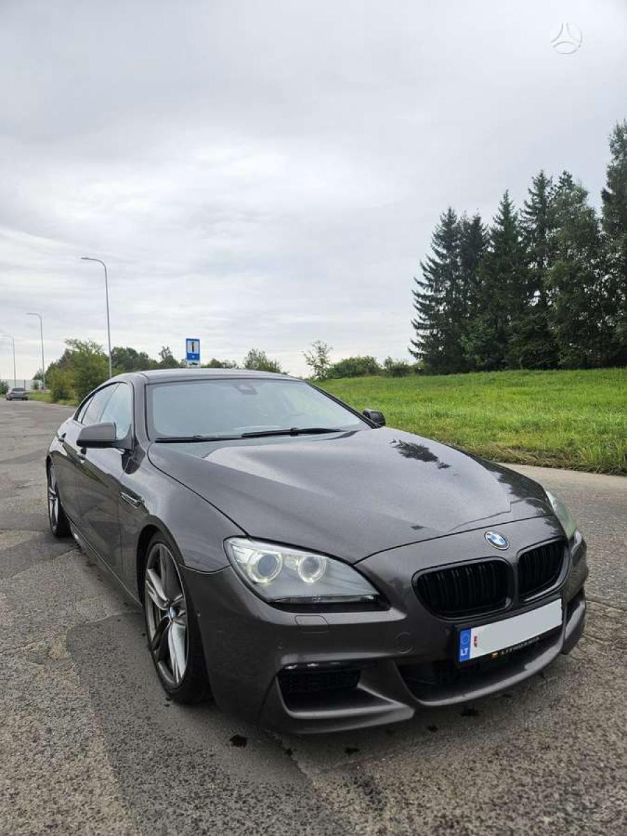 Brūns BMW 640 Gran Coupe 2014 Telšiai, ar dzinēja tilpumu 2.99 L un nobraukumu 286 tūkst. km par 14500 €, foto 1 vietnē AUTOMOTO.COM.LV