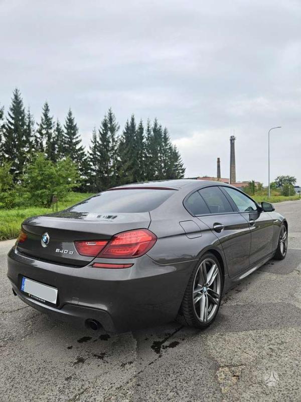 Brūns BMW 640 Gran Coupe 2014 Telšiai, ar dzinēja tilpumu 2.99 L un nobraukumu 286 tūkst. km par 14500 €, foto 6 vietnē AUTOMOTO.COM.LV