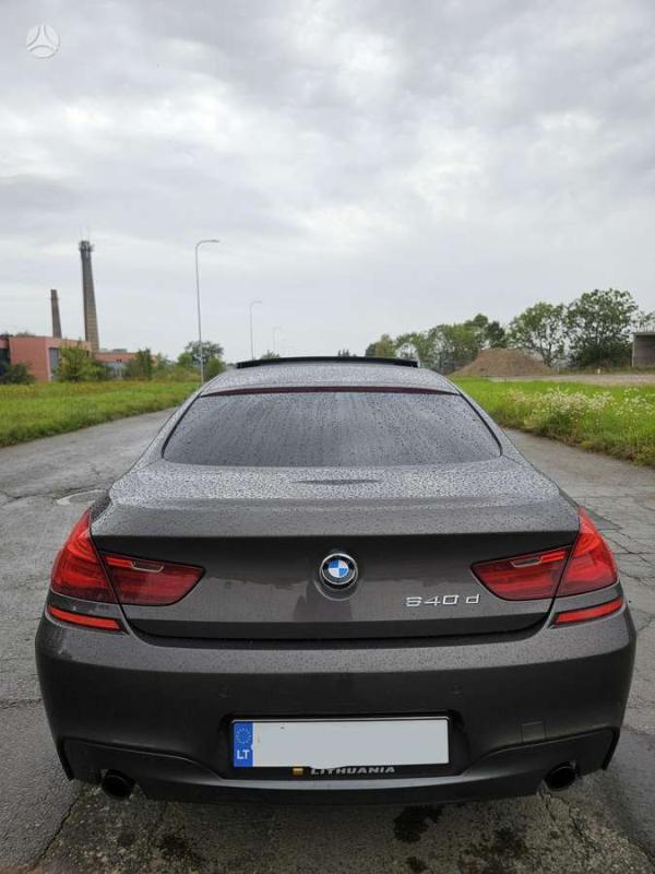 Brūns BMW 640 Gran Coupe 2014 Telšiai, ar dzinēja tilpumu 2.99 L un nobraukumu 286 tūkst. km par 14500 €, foto 7 vietnē AUTOMOTO.COM.LV