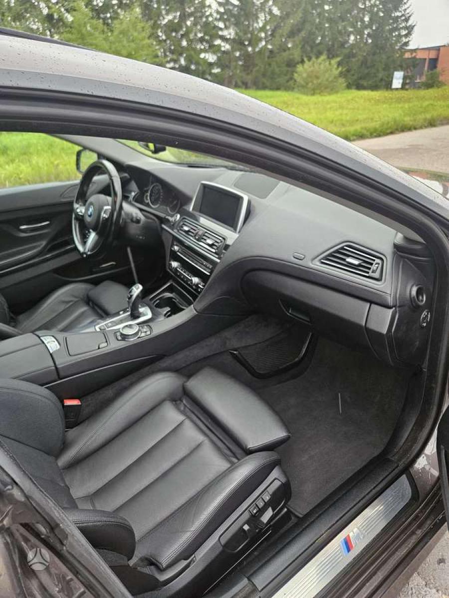 Brūns BMW 640 Gran Coupe 2014 Telšiai, ar dzinēja tilpumu 2.99 L un nobraukumu 286 tūkst. km par 14500 €, foto 10 vietnē AUTOMOTO.COM.LV