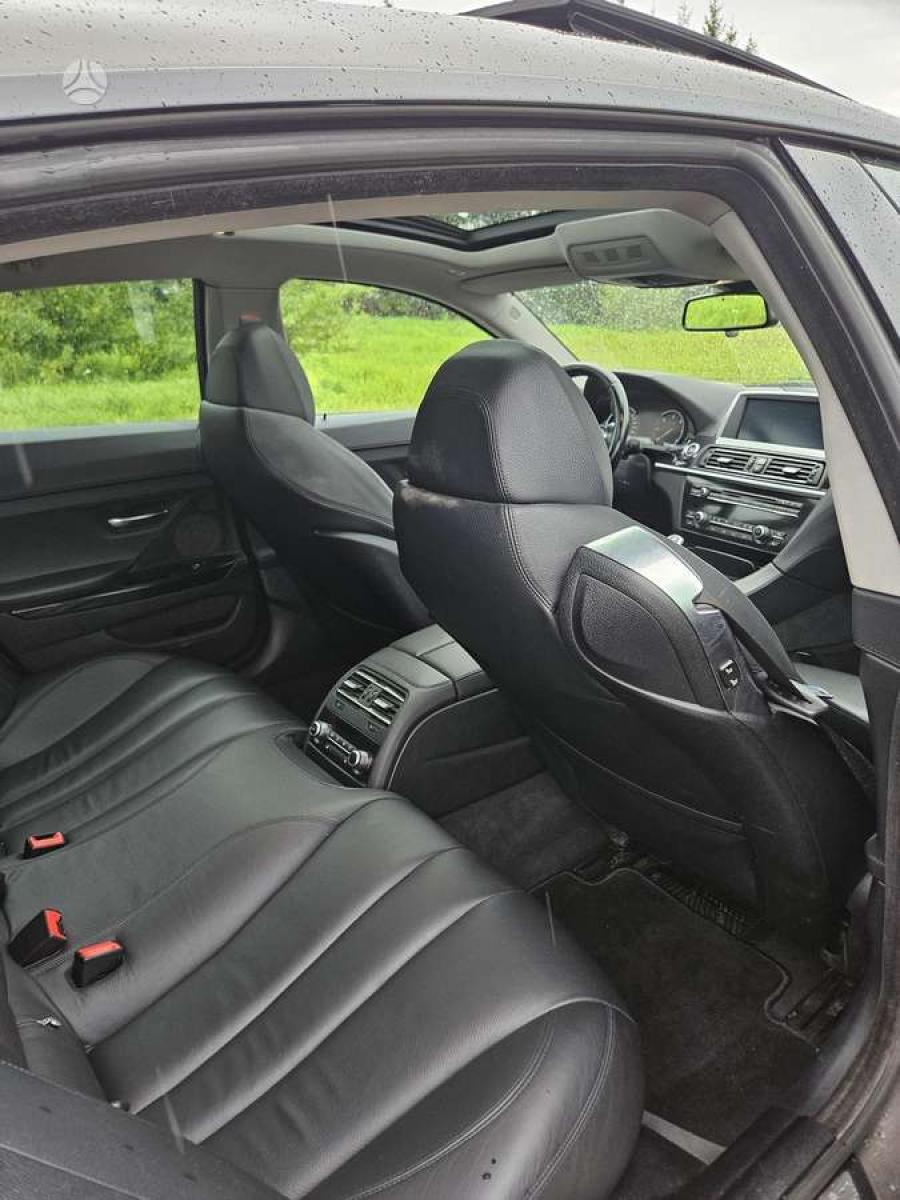 Brūns BMW 640 Gran Coupe 2014 Telšiai, ar dzinēja tilpumu 2.99 L un nobraukumu 286 tūkst. km par 14500 €, foto 12 vietnē AUTOMOTO.COM.LV