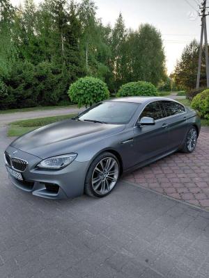 Brown BMW 640 Gran Coupe 2015 in Vilnius, with an engine capacity of 2.99 L and mileage of 281 thousand km for 16500 €, photo 5 on AUTOMOTO.COM.LV