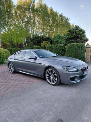 Brown BMW 640 Gran Coupe 2015 in Vilnius, with an engine capacity of 2.99 L and mileage of 281 thousand km for 16500 €, photo 6 on AUTOMOTO.COM.LV