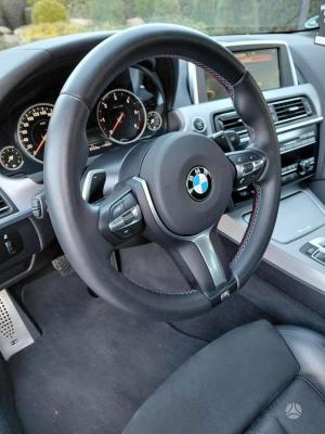 Brown BMW 640 Gran Coupe 2015 in Vilnius, with an engine capacity of 2.99 L and mileage of 281 thousand km for 16500 €, photo 14 on AUTOMOTO.COM.LV
