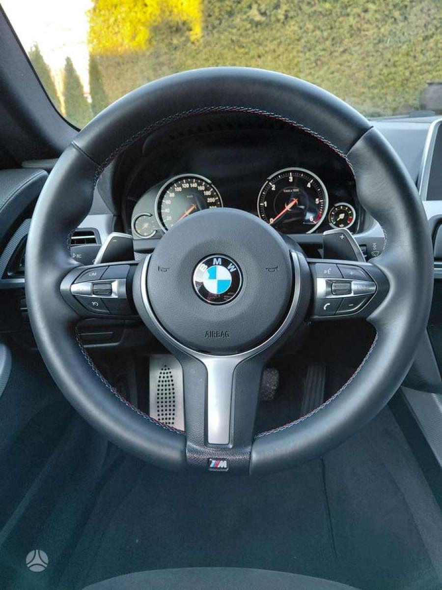 Brown BMW 640 Gran Coupe 2015 in Vilnius, with an engine capacity of 2.99 L and mileage of 281 thousand km for 16500 €, photo 15 on AUTOMOTO.COM.LV