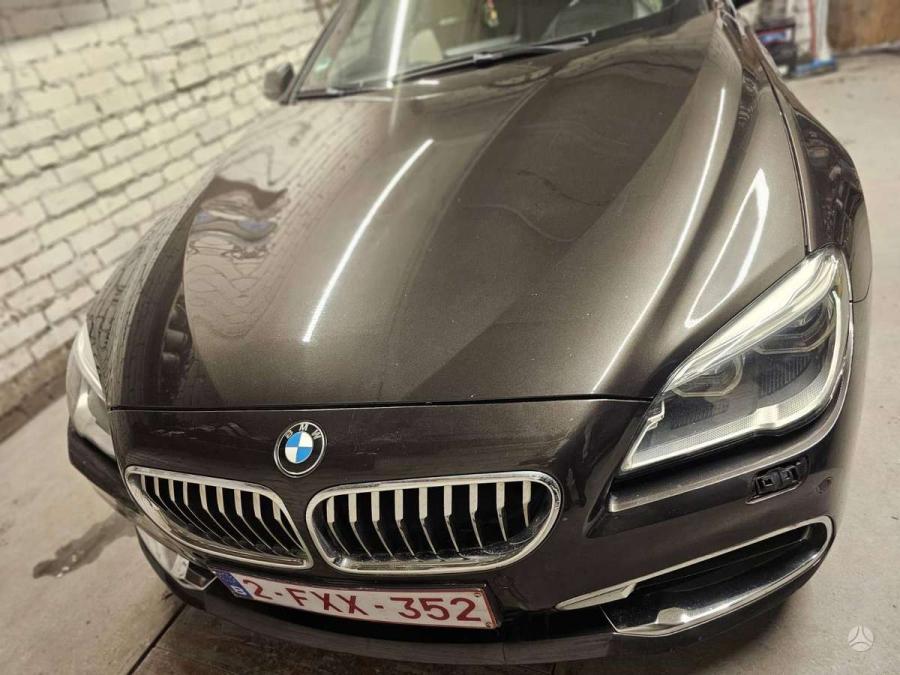 Brūns BMW 640 Gran Coupe 2015 Utena, ar dzinēja tilpumu 3.00 L un nobraukumu 225 tūkst. km par 12500 €, foto 3 vietnē AUTOMOTO.COM.LV