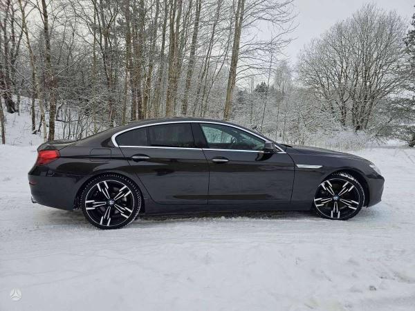 Brown BMW 640 Gran Coupe 2015 in Utena, with an engine capacity of 0.00 L and mileage of 225 thousand km for 12700 €, photo 5 on AUTOMOTO.COM.LV