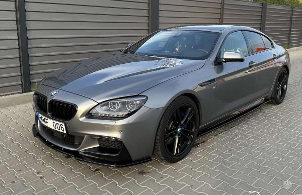 Pelēks BMW 640 Gran Coupe 2013 Klaipėda, ar dzinēja tilpumu 2.99 L un nobraukumu 287 tūkst. km par 19400 €, foto 1 vietnē AUTOMOTO.COM.LV