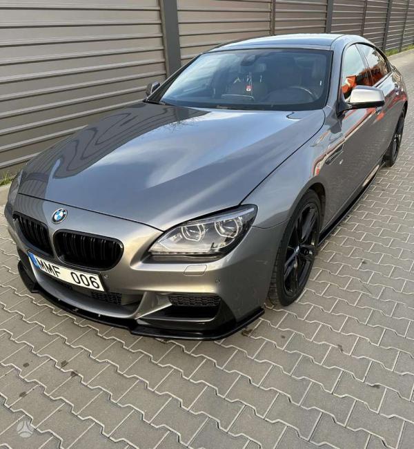 Pelēks BMW 640 Gran Coupe 2013 Klaipėda, ar dzinēja tilpumu 2.99 L un nobraukumu 287 tūkst. km par 19400 €, foto 5 vietnē AUTOMOTO.COM.LV
