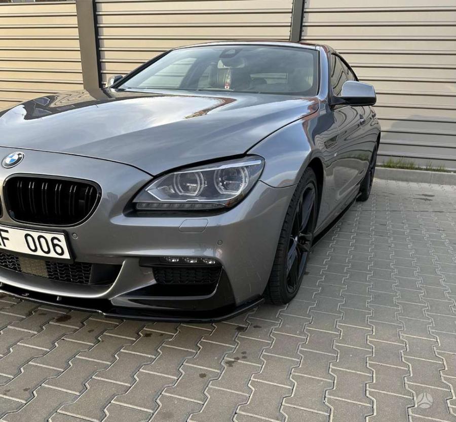 Pelēks BMW 640 Gran Coupe 2013 Klaipėda, ar dzinēja tilpumu 2.99 L un nobraukumu 287 tūkst. km par 19400 €, foto 13 vietnē AUTOMOTO.COM.LV