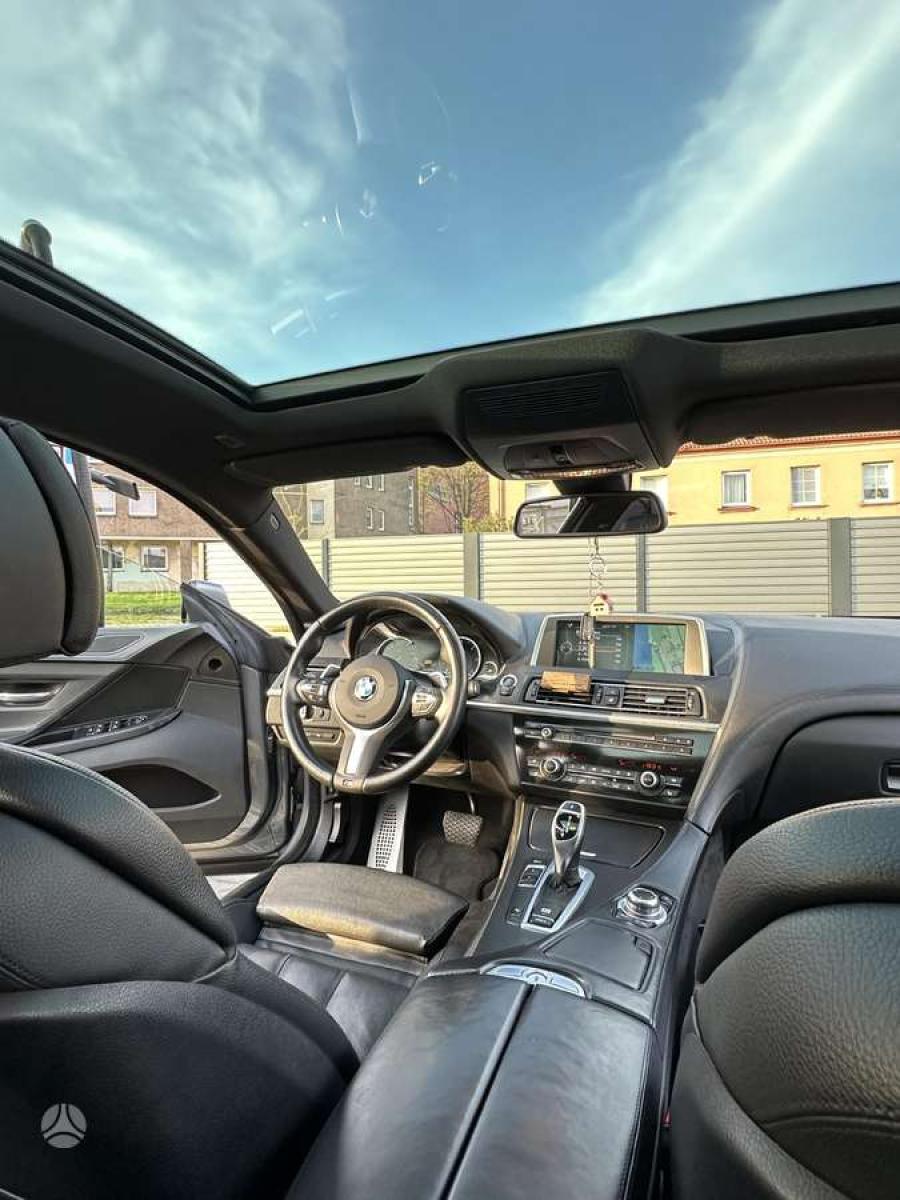 Pelēks BMW 640 Gran Coupe 2013 Klaipėda, ar dzinēja tilpumu 2.99 L un nobraukumu 287 tūkst. km par 19400 €, foto 21 vietnē AUTOMOTO.COM.LV