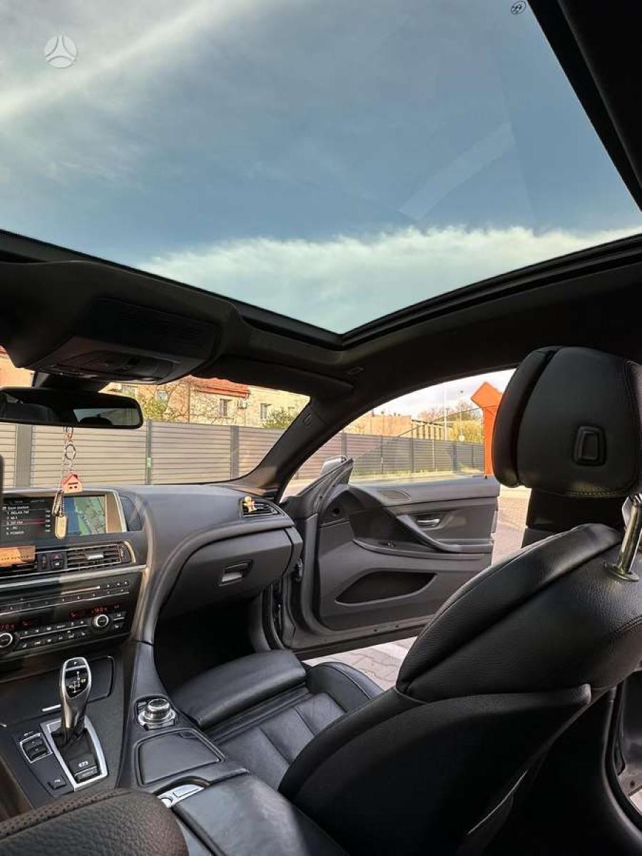 Pelēks BMW 640 Gran Coupe 2013 Klaipėda, ar dzinēja tilpumu 2.99 L un nobraukumu 287 tūkst. km par 19400 €, foto 22 vietnē AUTOMOTO.COM.LV