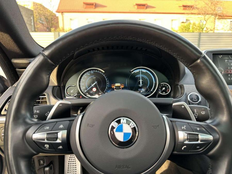 Pelēks BMW 640 Gran Coupe 2013 Klaipėda, ar dzinēja tilpumu 2.99 L un nobraukumu 287 tūkst. km par 19400 €, foto 26 vietnē AUTOMOTO.COM.LV