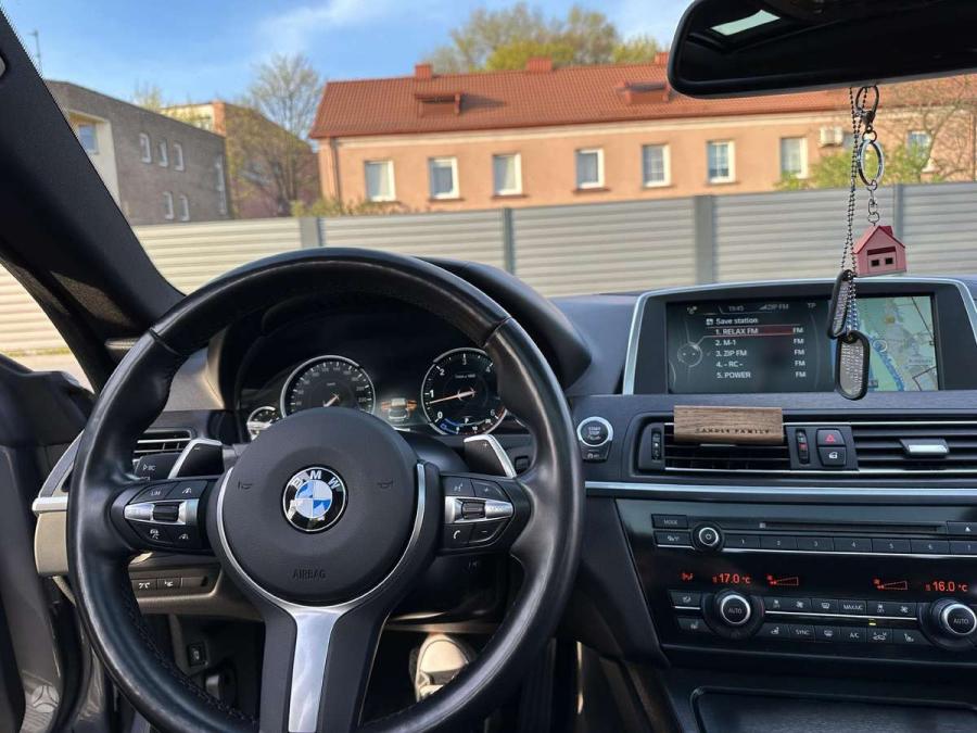 Pelēks BMW 640 Gran Coupe 2013 Klaipėda, ar dzinēja tilpumu 2.99 L un nobraukumu 287 tūkst. km par 19400 €, foto 27 vietnē AUTOMOTO.COM.LV