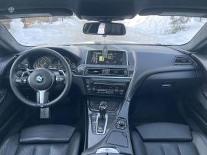 Grey BMW 640 Gran Coupe 2014 in Vilnius, with an engine capacity of 2.98 L and mileage of 169 thousand km for 12800 €, photo 19 on AUTOMOTO.COM.LV