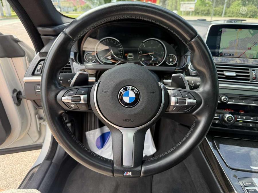 Pelēks BMW 640 Gran Coupe 2015 Tauragė, ar dzinēja tilpumu 2.99 L un nobraukumu 280 tūkst. km par 14999 €, foto 25 vietnē AUTOMOTO.COM.LV