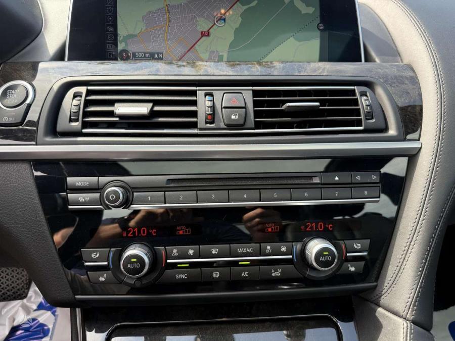Pelēks BMW 640 Gran Coupe 2015 Tauragė, ar dzinēja tilpumu 2.99 L un nobraukumu 280 tūkst. km par 14999 €, foto 27 vietnē AUTOMOTO.COM.LV