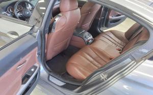 Pelēks BMW 640 Gran Coupe 2014 Kauņa, ar dzinēja tilpumu 3.00 L un nobraukumu 176 tūkst. km par 14600 €, foto 8 vietnē AUTOMOTO.COM.LV