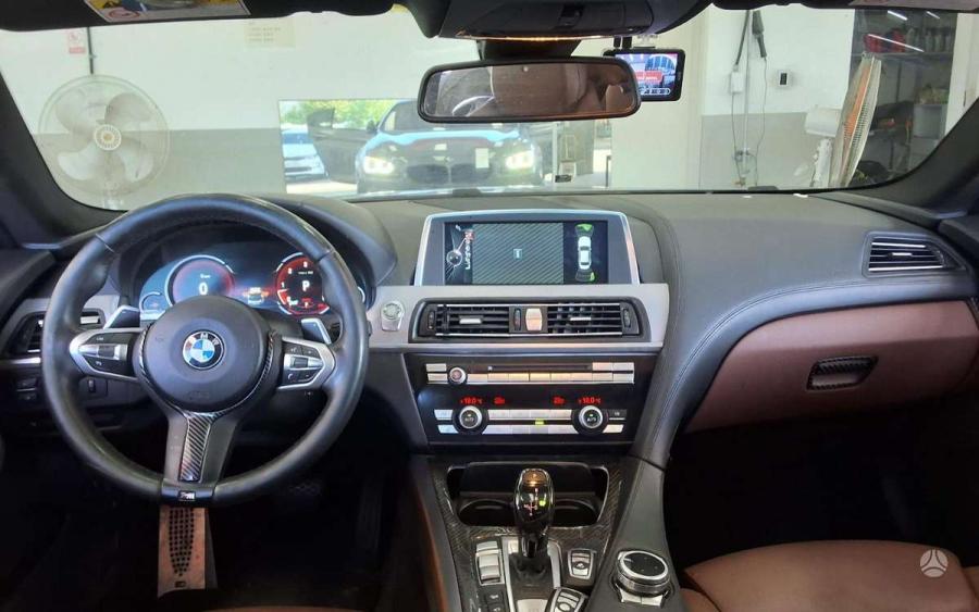 Pelēks BMW 640 Gran Coupe 2014 Kauņa, ar dzinēja tilpumu 3.00 L un nobraukumu 176 tūkst. km par 14600 €, foto 10 vietnē AUTOMOTO.COM.LV